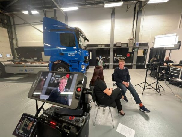 NAA Member News: Bigtank Productions films Mercedes-Benz Trucks UK