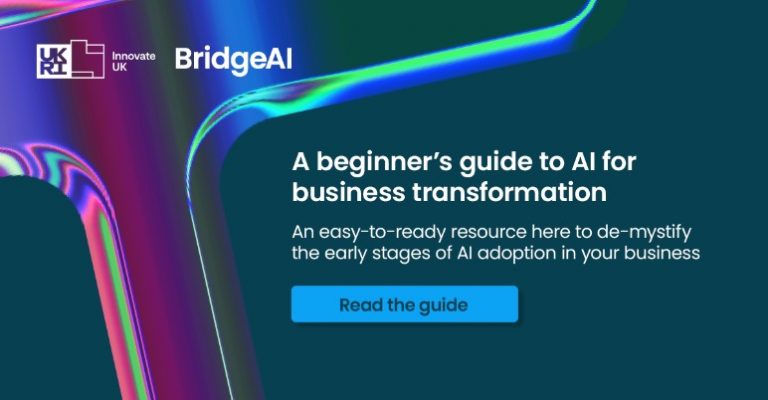Other News: Innovate UK BridgeAI guide - A beginner’s guide to AI for business transformation